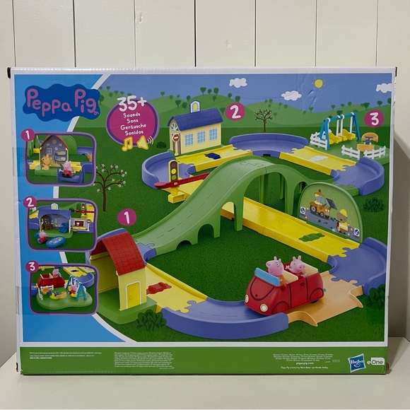 Hasbro | Toys | Peppa Pig All Around Peppas Town Set With Adjustable ...